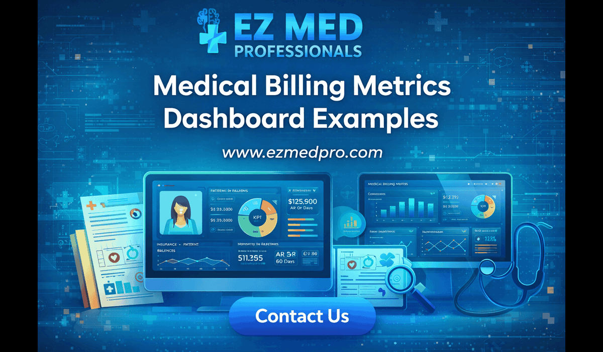 Medical Billing Metrics Dashboard Examples - EZ MED